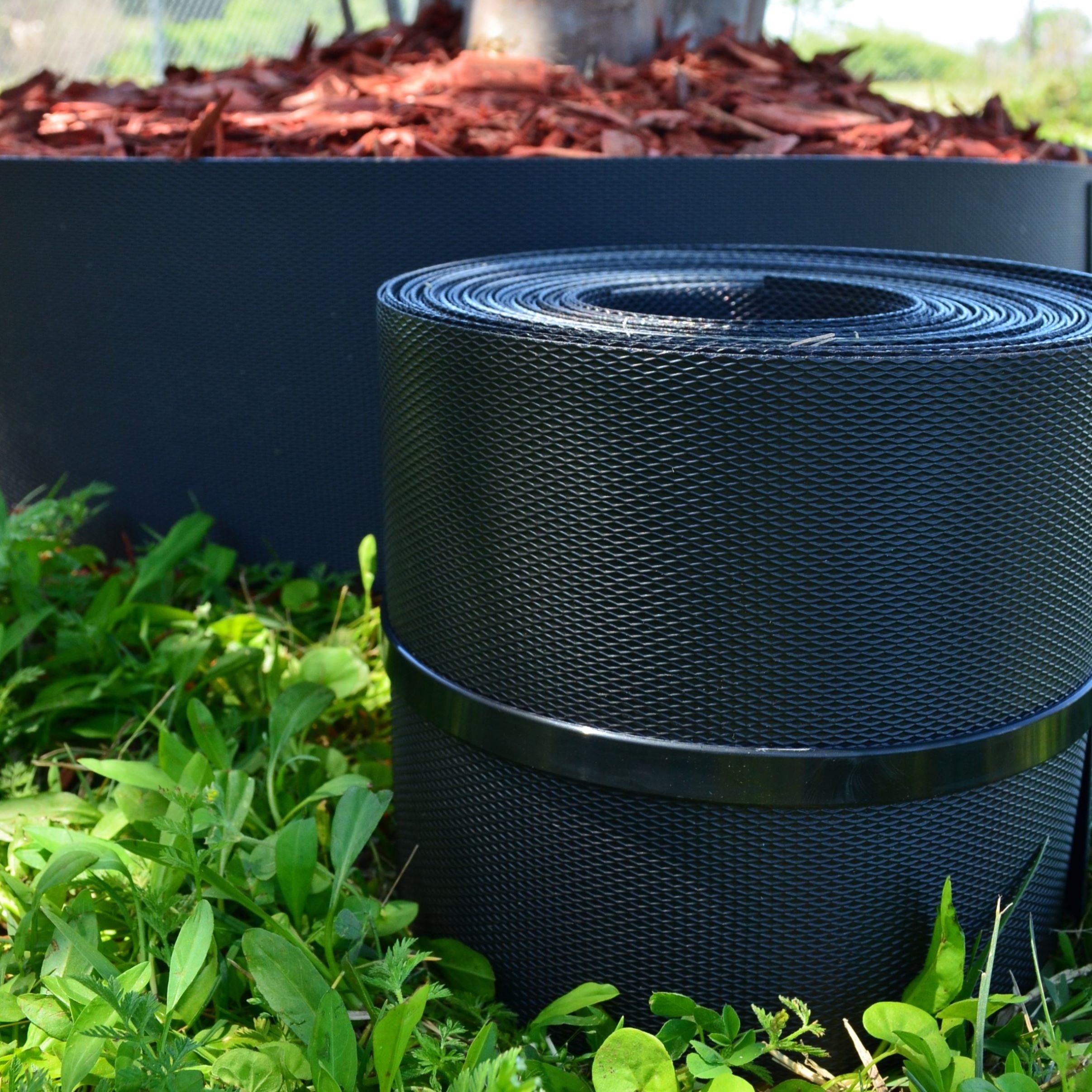 RutGuard Lawn and Landscaping Edging - 6" Tall Flexible Border for Gar