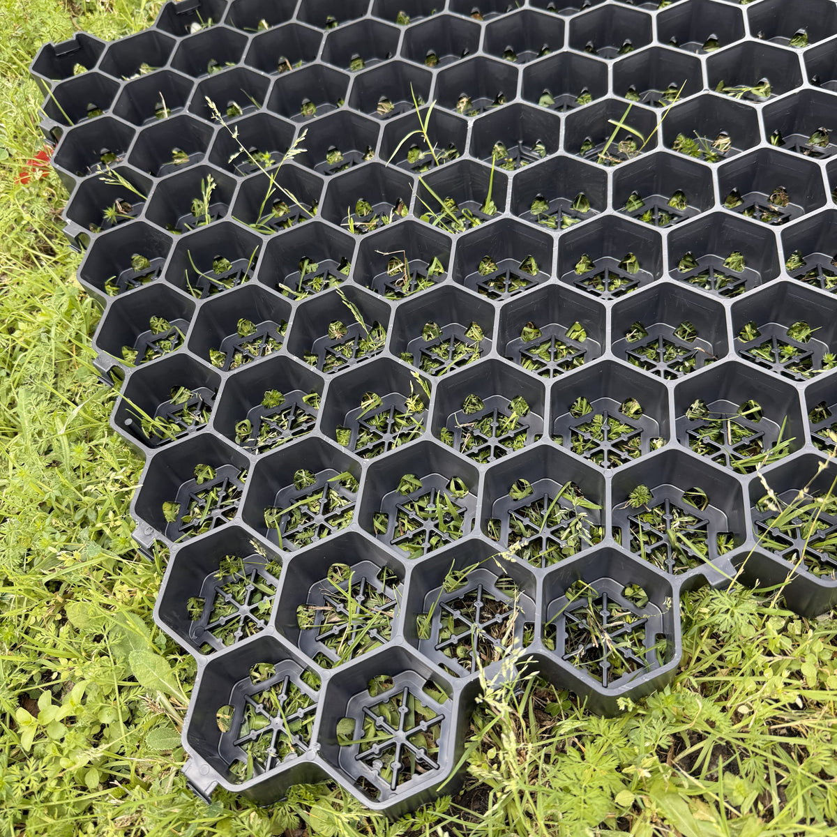 Tufftrack - 2' x 2' Grass & Gravel Paver Panels - Pack of 10 (40sf ...
