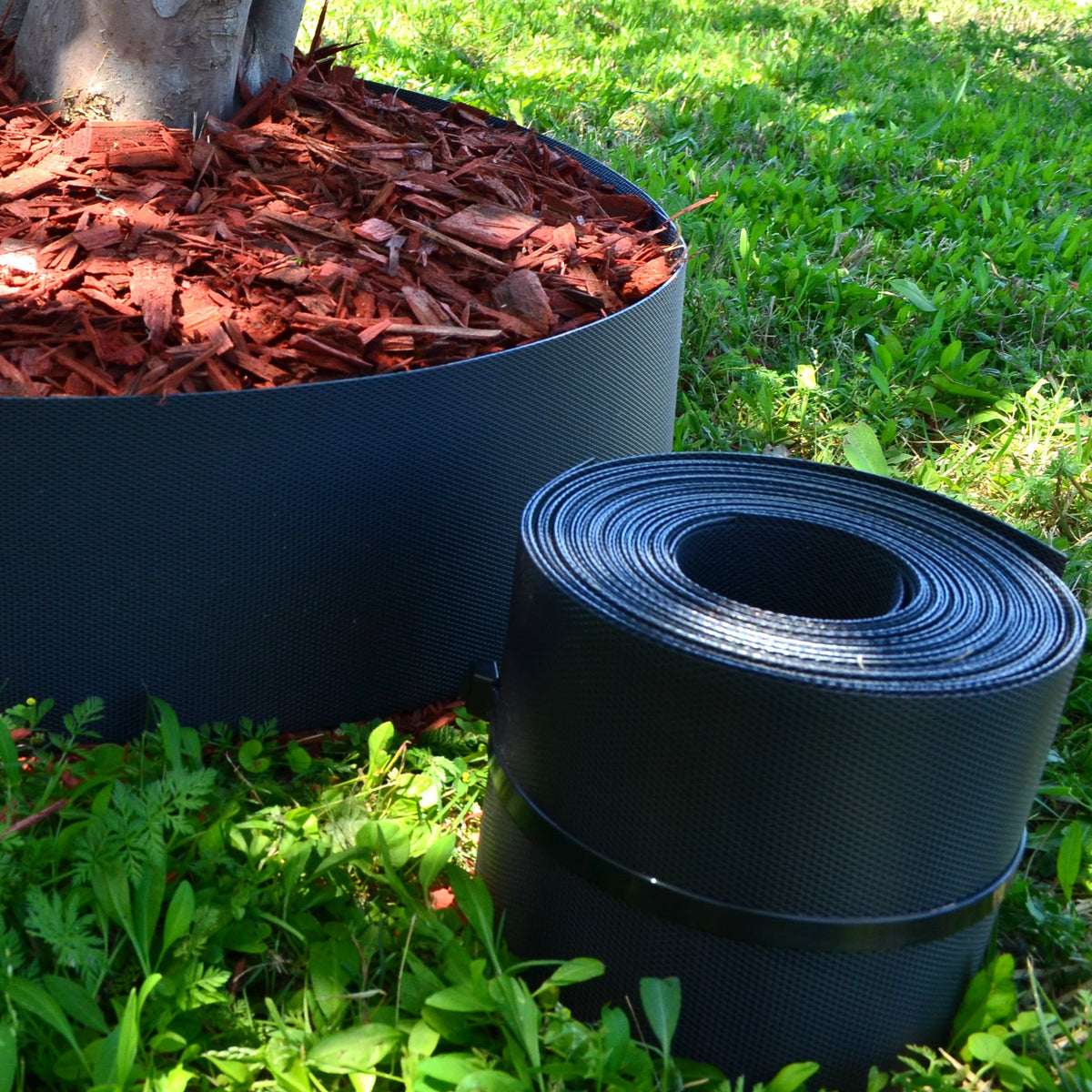 RutGuard Lawn and Landscaping Edging - 6" Tall Flexible Border for Gar