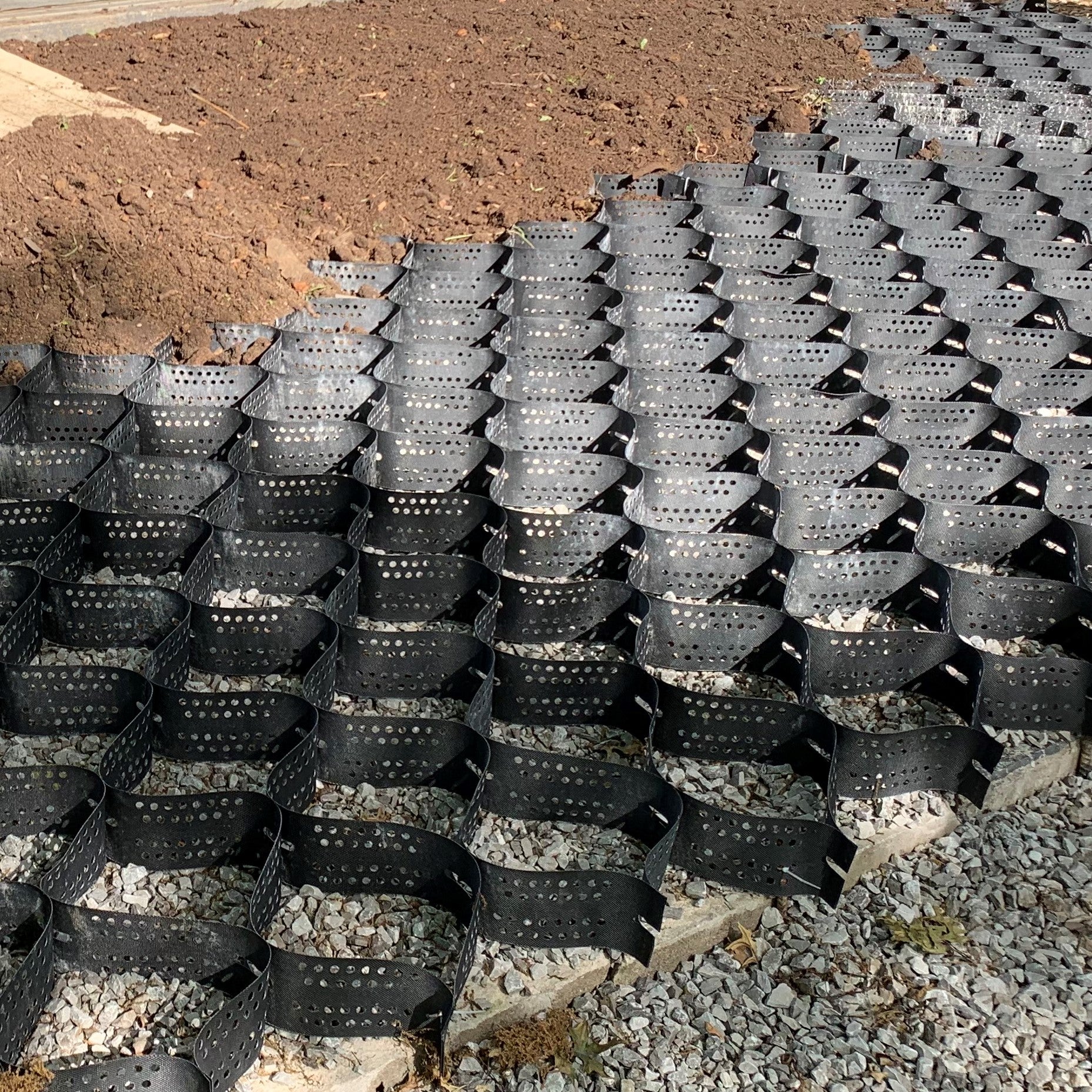 RutGuard Gravel Stabilizing Geocell- Permeable Driveway, Parking, Road