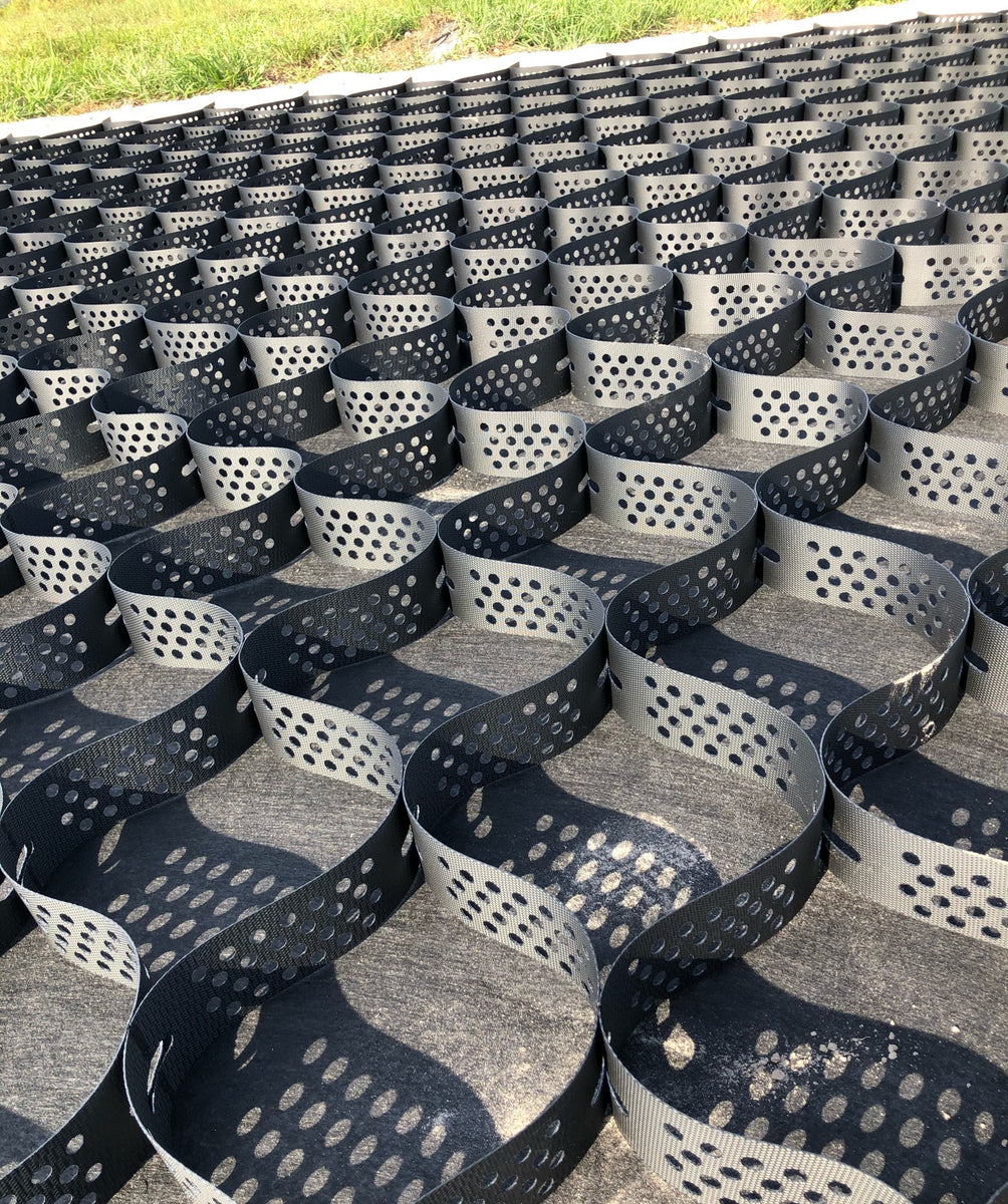 RutGuard Gravel Stabilizing Geocell and Grass Paving System - 3" Heigh
